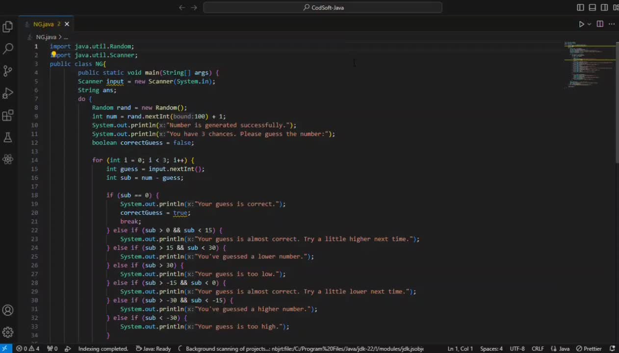 Pavan Kumar on LinkedIn: #codsoft #javapprogramming #internship Pavan Kumar on LinkedIn: #codsoft #javapprogramming #internship