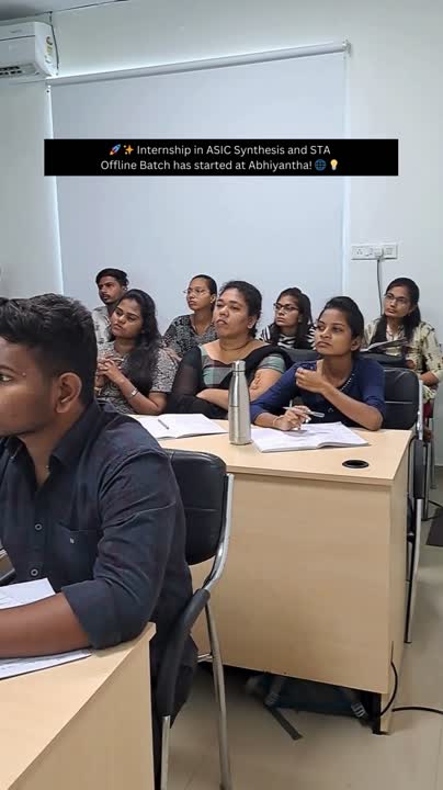 Abhiyantha on LinkedIn: Internship in ASIC Synthesis and STA Abhiyantha on LinkedIn: Internship in ASIC Synthesis and STA