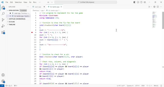 Bharti Pandhare on LinkedIn: #cplusplus #gamedev #coding #codsoft Bharti Pandhare on LinkedIn: #cplusplus #gamedev #coding #codsoft