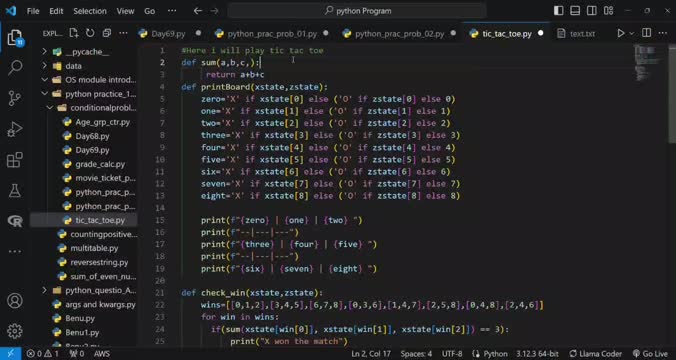 Benu Gopal Kanjilal on LinkedIn: #python #programming #tictactoe #code ... Benu Gopal Kanjilal on LinkedIn: #python #programming #tictactoe #code ...