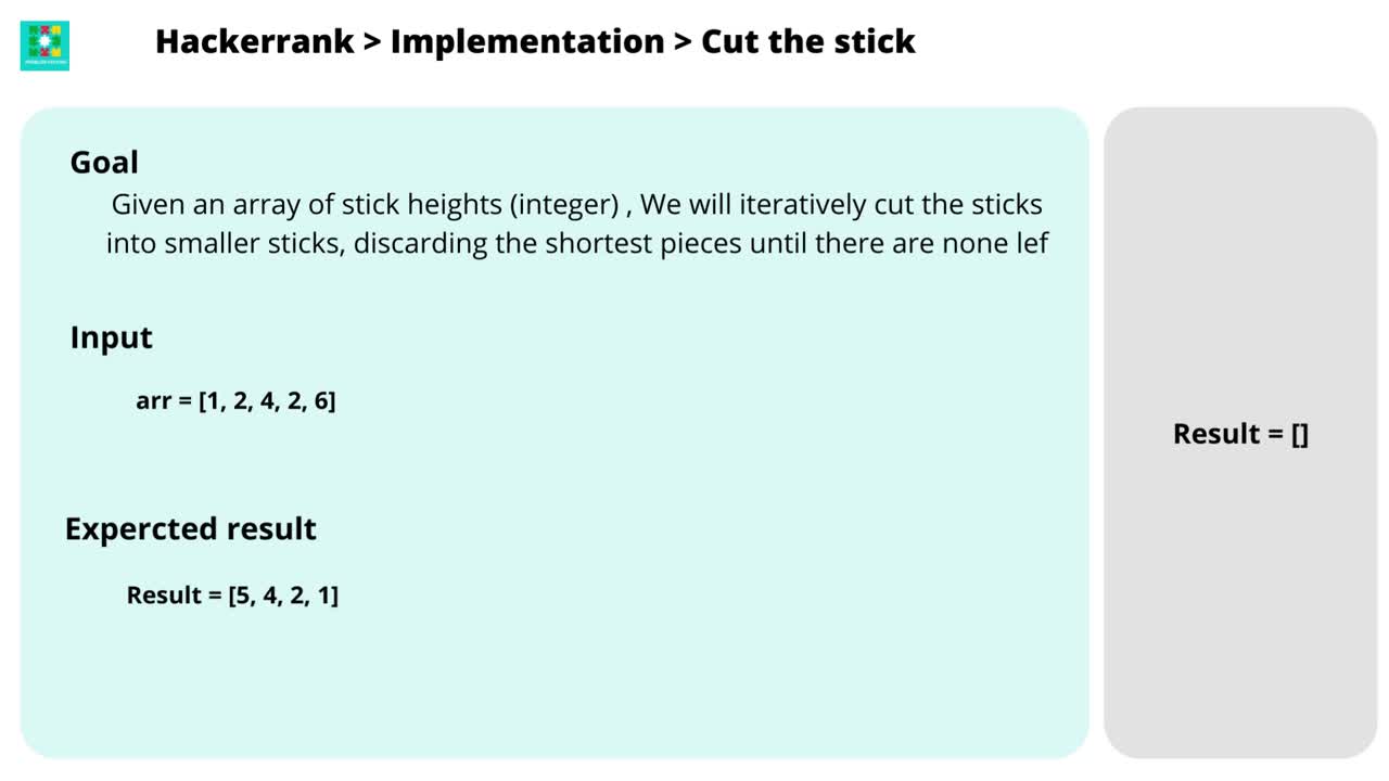 Alban NGOUNE KENFACK NGUETSA on LinkedIn: Hackerrank > Cut the Sticks Alban NGOUNE KENFACK NGUETSA on LinkedIn: Hackerrank > Cut the Sticks