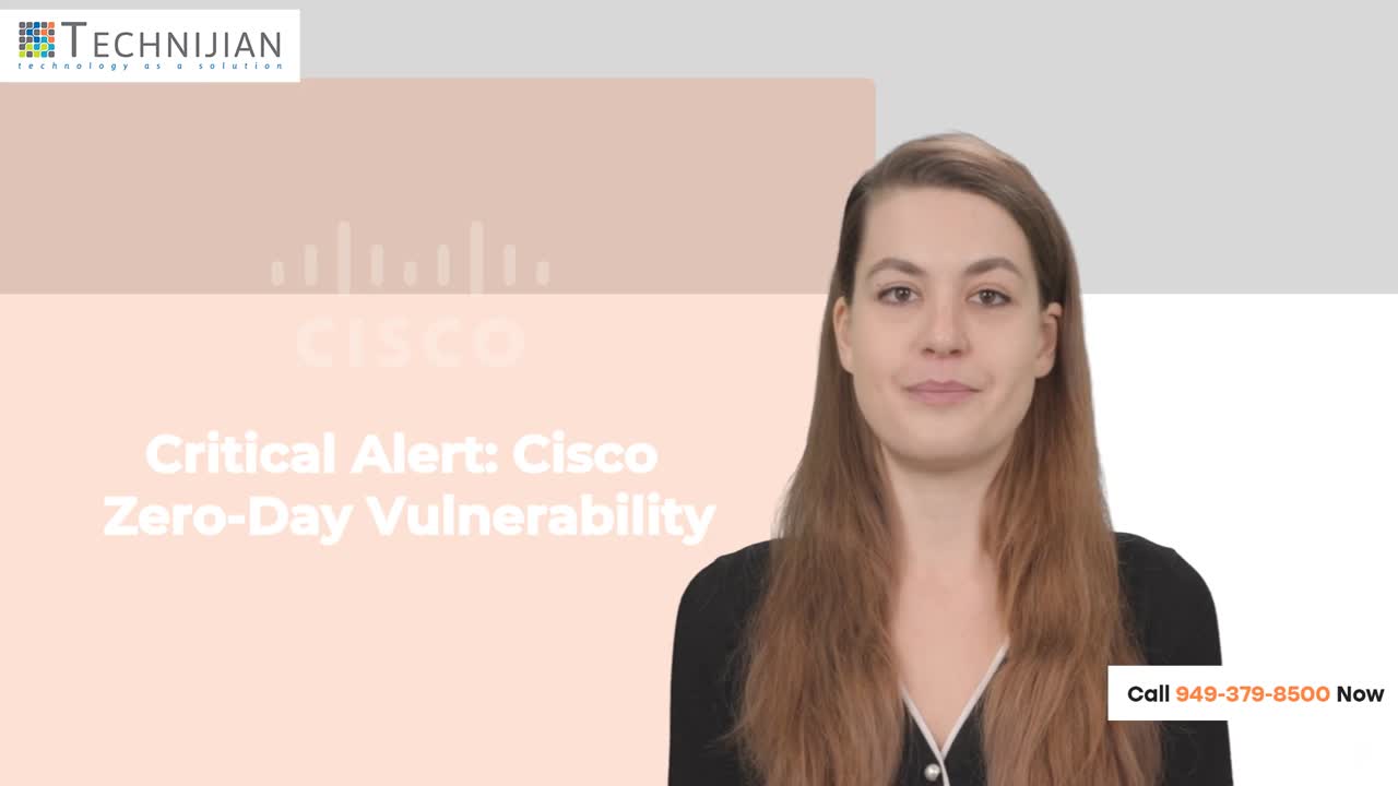 Technijian IT Support on LinkedIn: Critical Alert: Cisco Zero-Day ... Technijian IT Support on LinkedIn: Critical Alert: Cisco Zero-Day ...