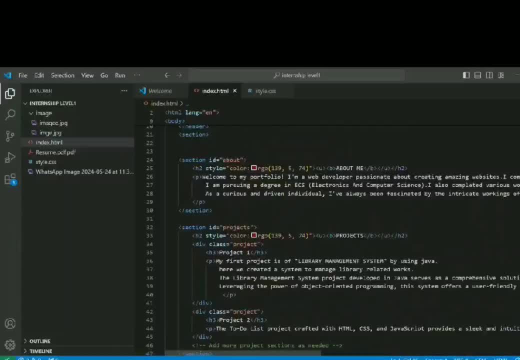 Anu Santhosh on LinkedIn: #web #html #css #codsoft Anu Santhosh on LinkedIn: #web #html #css #codsoft