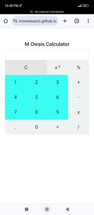 M Owais Azizi on LinkedIn: I made a calculator using HTML, CSS, JS ... M Owais Azizi on LinkedIn: I made a calculator using HTML, CSS, JS ...