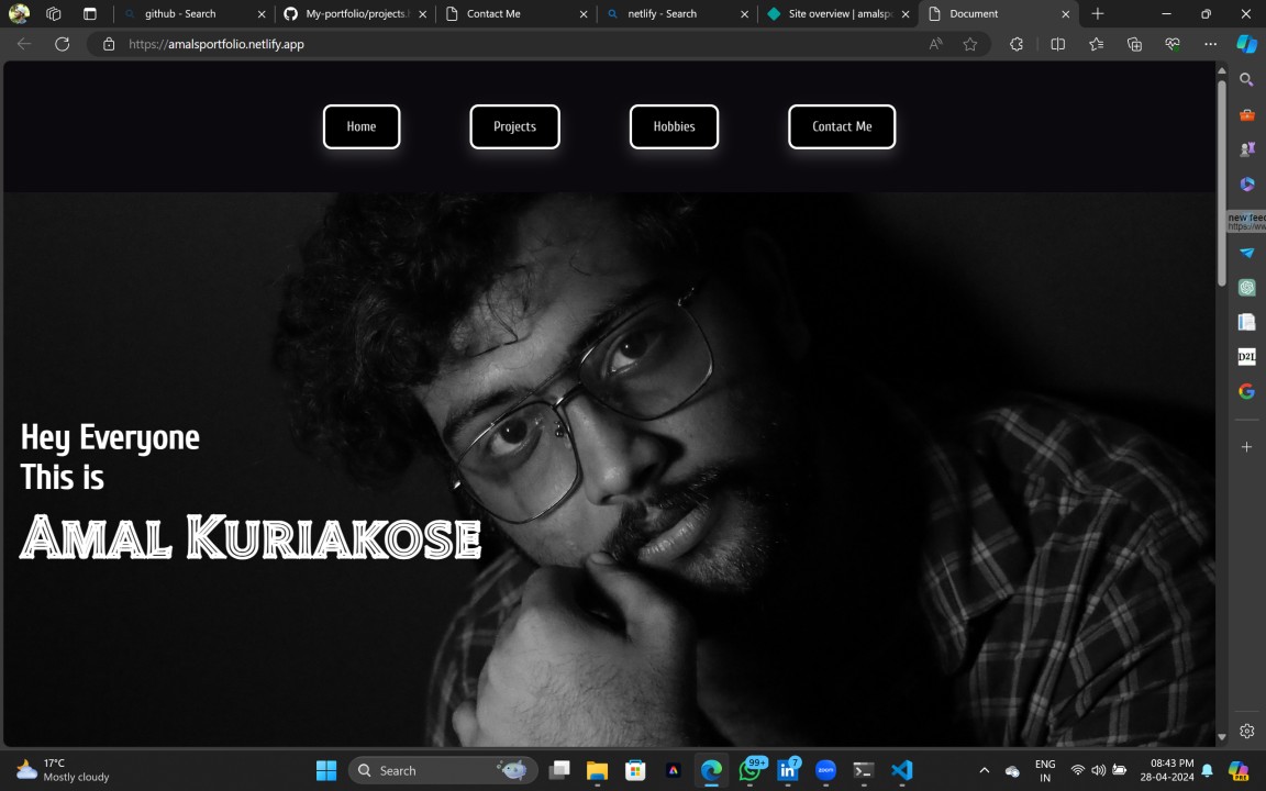 Amal Kuriakose on LinkedIn: #portfolio #html #css #webdesign # ... Amal Kuriakose on LinkedIn: #portfolio #html #css #webdesign # ...
