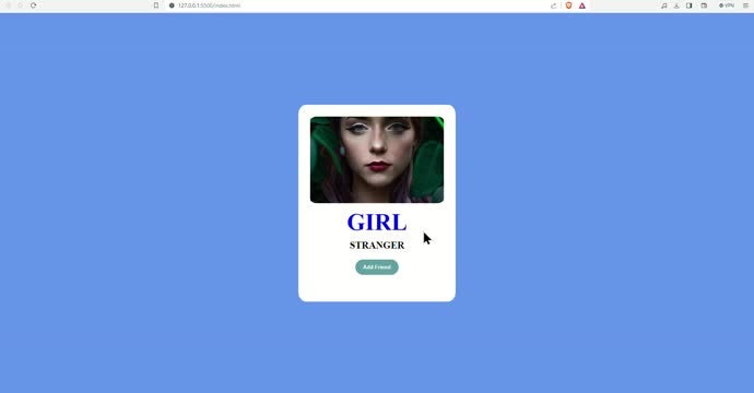Anmol Kumar Verma on LinkedIn: Add friend function using HTML,CSS and ... Anmol Kumar Verma on LinkedIn: Add friend function using HTML,CSS and ...
