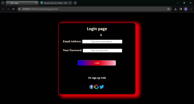 Muhammad Zohaib Ali asif on LinkedIn: Login page using Html And CSS Muhammad Zohaib Ali asif on LinkedIn: Login page using Html And CSS