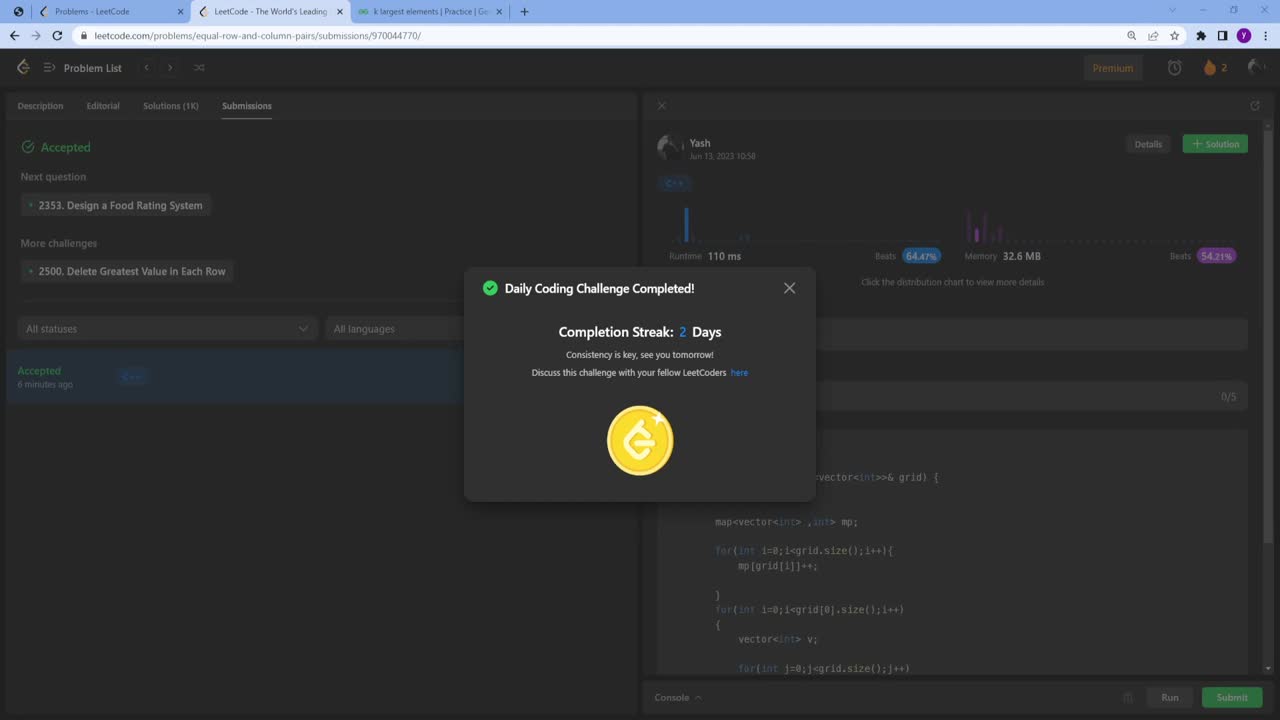 Gaurav Paul on LinkedIn: #leetcode #leetcode2023 #leetcodestreak Gaurav Paul on LinkedIn: #leetcode #leetcode2023 #leetcodestreak