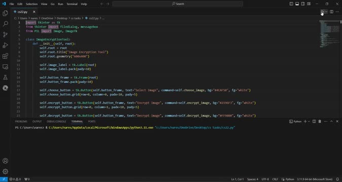 Naresh M on LinkedIn: #internship #imageencryption #pythonprogramming # ... Naresh M on LinkedIn: #internship #imageencryption #pythonprogramming # ...