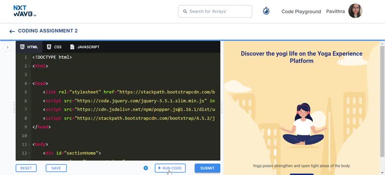 Pavithra S on LinkedIn: #ccbp #nxtwave #coding #programming Pavithra S on LinkedIn: #ccbp #nxtwave #coding #programming