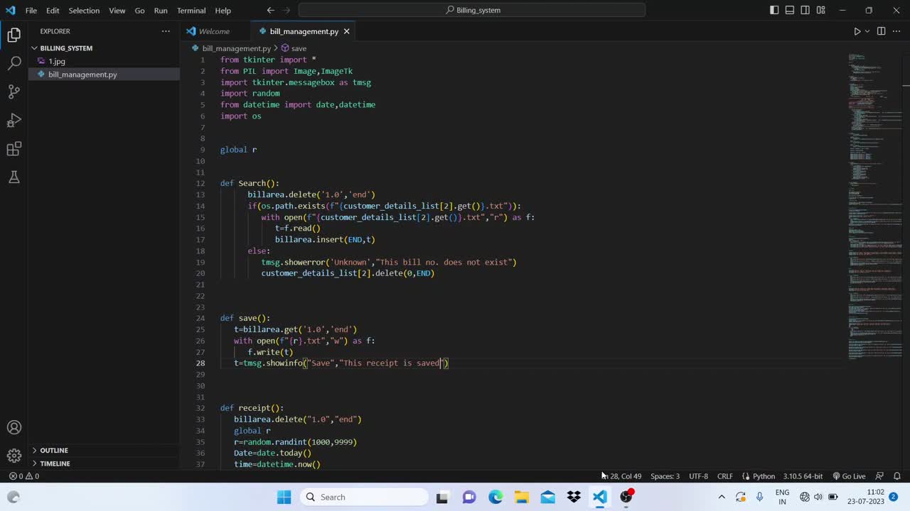 Rohit Kheto on LinkedIn: #connections #python #gui #billingsystem # ... Rohit Kheto on LinkedIn: #connections #python #gui #billingsystem # ...