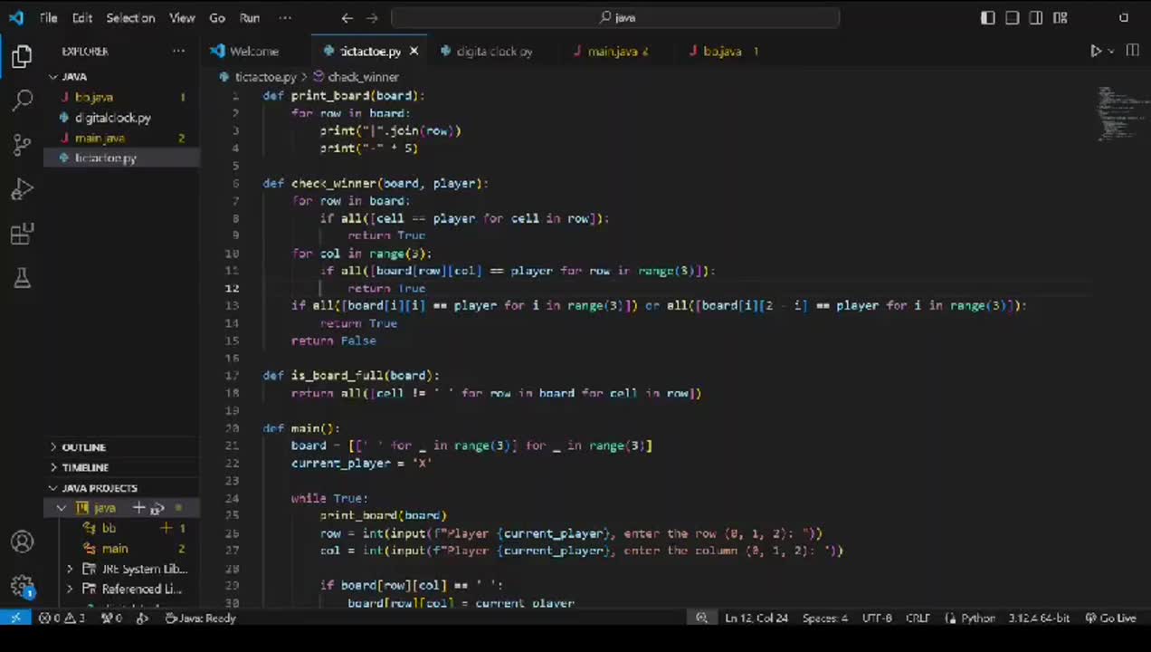Abhay Mandloi on LinkedIn: #python #tictactoe #gamedevelopment # ... Abhay Mandloi on LinkedIn: #python #tictactoe #gamedevelopment # ...