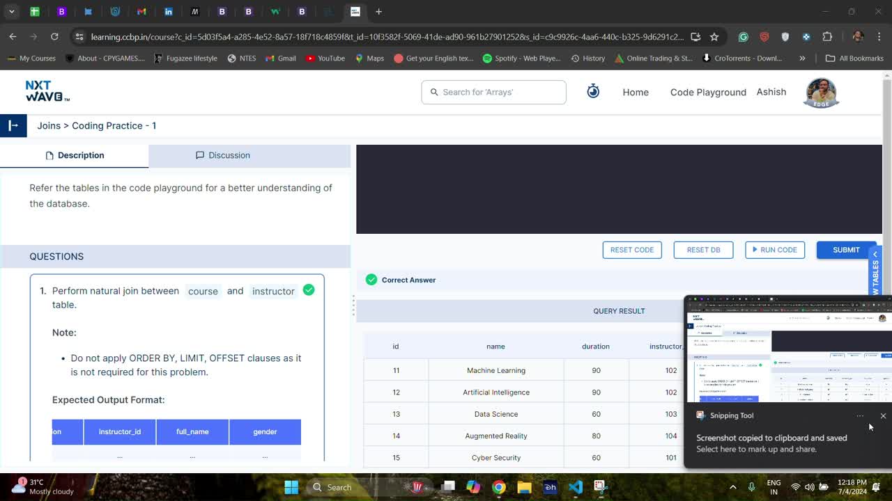 Ashish Raj on LinkedIn: #sql #100daysofcode Ashish Raj on LinkedIn: #sql #100daysofcode