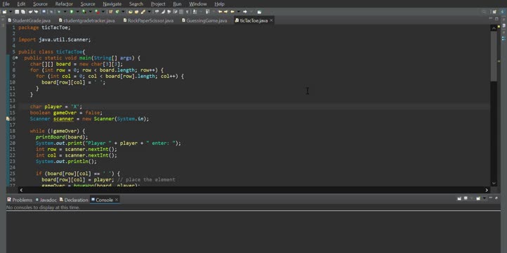 Suhani Agarwal on LinkedIn: #java #programming #tictactoe #internship # ... Suhani Agarwal on LinkedIn: #java #programming #tictactoe #internship # ...