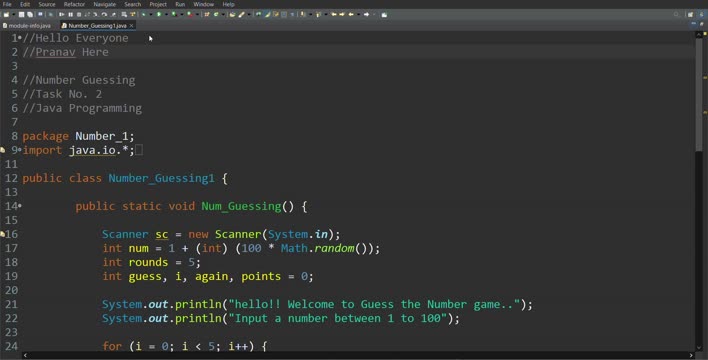 Pranav P. on LinkedIn: #oasisinfobyte #programming #javaprogramming # ... Pranav P. on LinkedIn: #oasisinfobyte #programming #javaprogramming # ...