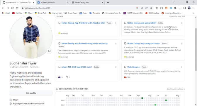 Sudhanshu Tiwari on LinkedIn: #notestakingapp #opentowork #javascript # ... Sudhanshu Tiwari on LinkedIn: #notestakingapp #opentowork #javascript # ...
