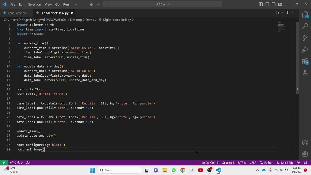 Yogesh Dangwal on LinkedIn: #internpe #python #pythonprogramming # ... Yogesh Dangwal on LinkedIn: #internpe #python #pythonprogramming # ...