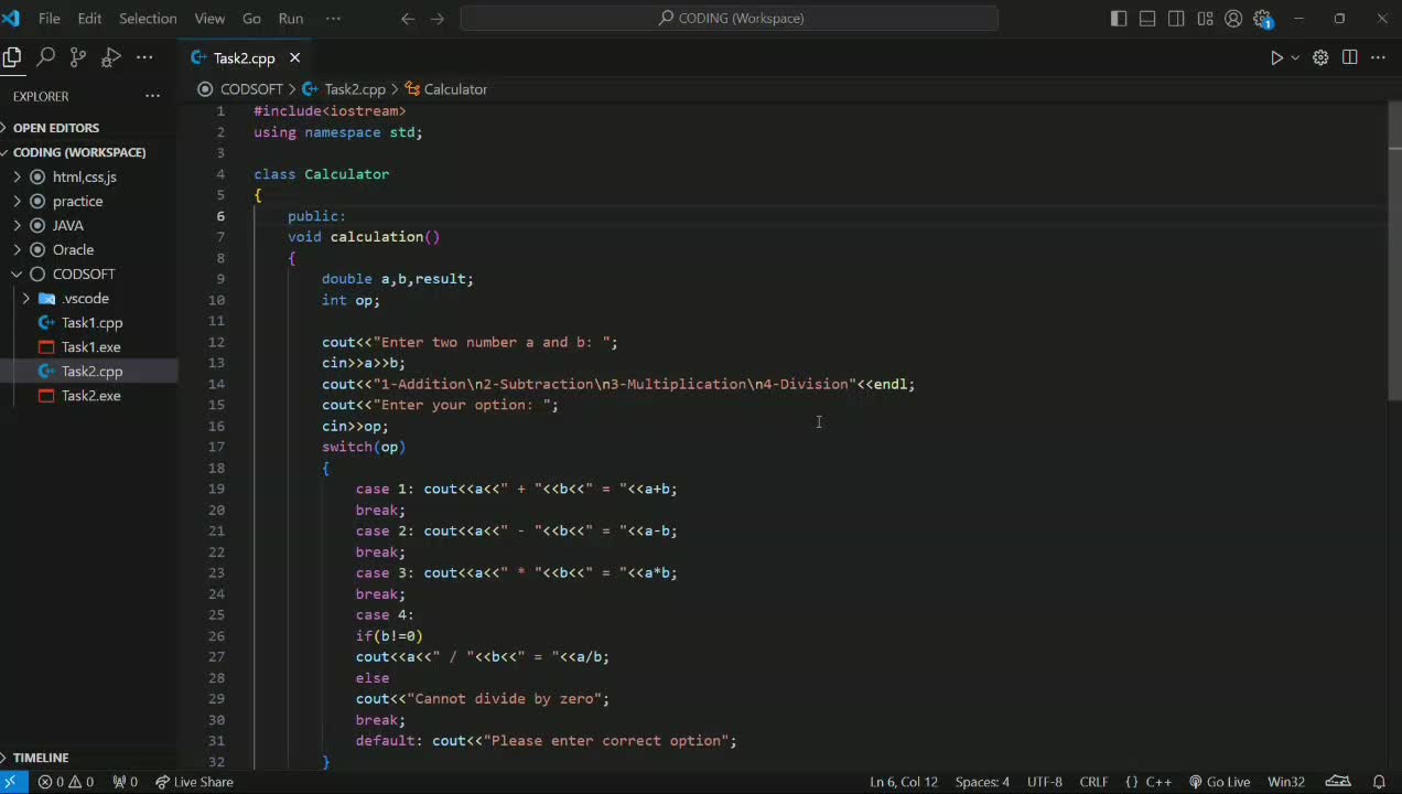 Finished Task 2 of Codsoft internship today! | Alok Raj posted on the ... Finished Task 2 of Codsoft internship today! | Alok Raj posted on the ...