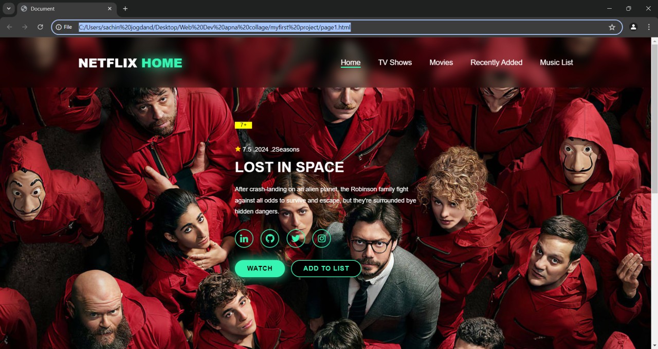 Sakshi Jogdand on LinkedIn: #netflixhomepage #webdeveloper #uiux #htmlcssjs Sakshi Jogdand on LinkedIn: #netflixhomepage #webdeveloper #uiux #htmlcssjs