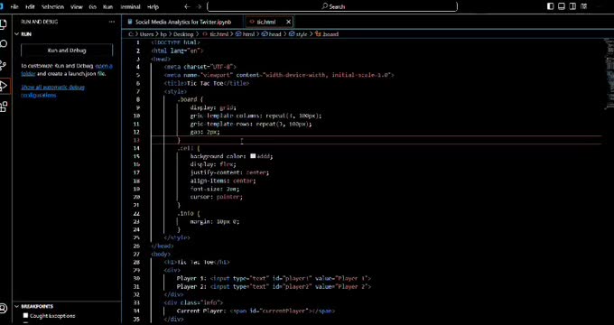 Akuthota Bhargavi on LinkedIn: #webdevelopment #tictactoe #html #css # ... Akuthota Bhargavi on LinkedIn: #webdevelopment #tictactoe #html #css # ...