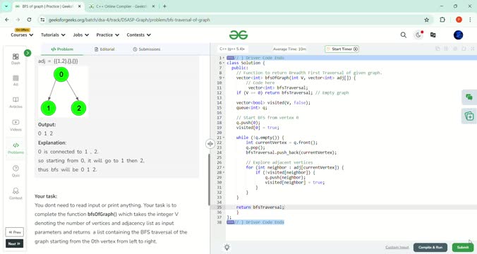 Prince kumar Upadhyay on LinkedIn: #bfs #graphtraversal #dsa # ... Prince kumar Upadhyay on LinkedIn: #bfs #graphtraversal #dsa # ...