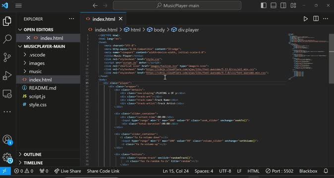 🎉🎈 Music player using HTML, CSS, JavaScript! 🎉 #musicplayer #html #css ... 🎉🎈 Music player using HTML, CSS, JavaScript! 🎉 #musicplayer #html #css ...