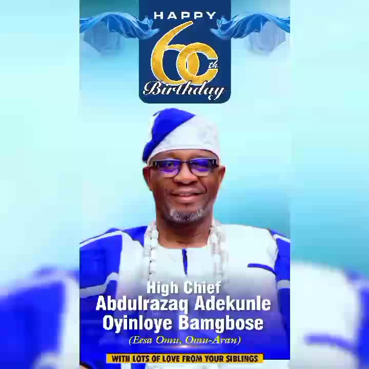 Ayodeji Oyinloye. on LinkedIn: Happy Diamond Jubilee Anniversary to ... Ayodeji Oyinloye. on LinkedIn: Happy Diamond Jubilee Anniversary to ...