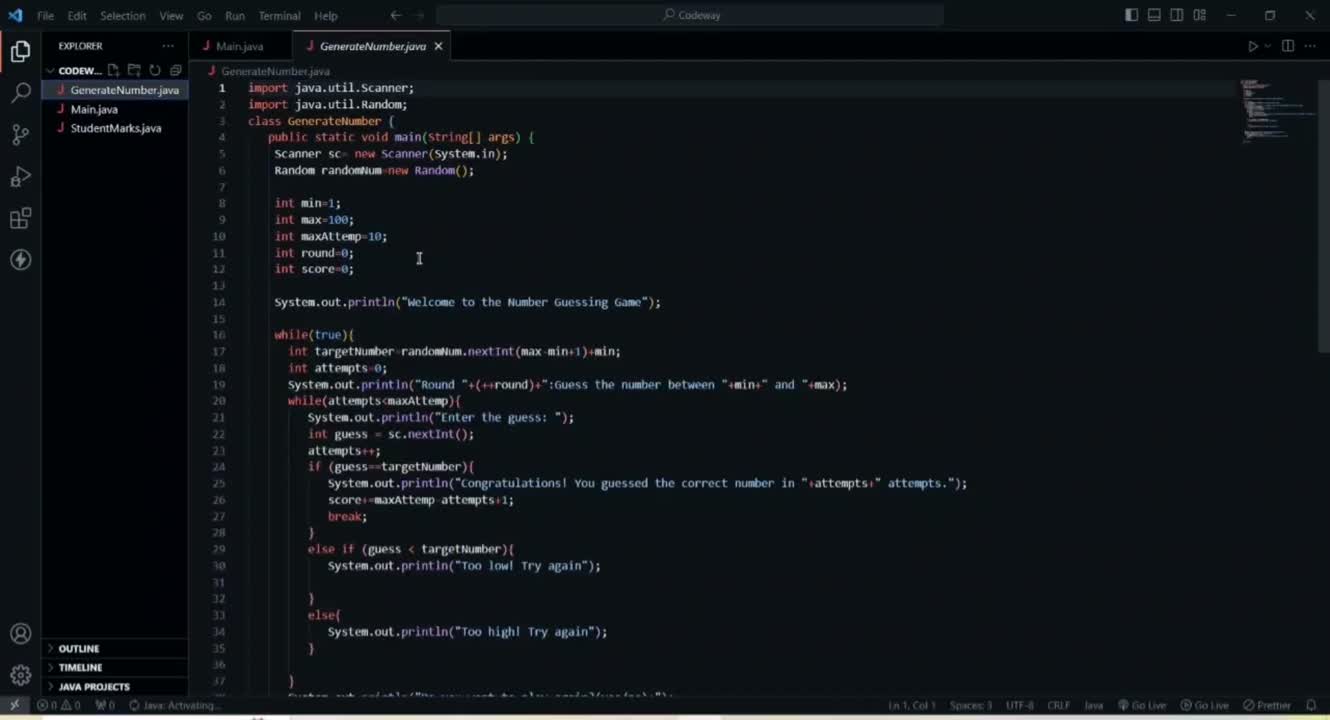 Anil Padala on LinkedIn: #java #codewaysolutions #internship #oops # ... Anil Padala on LinkedIn: #java #codewaysolutions #internship #oops # ...