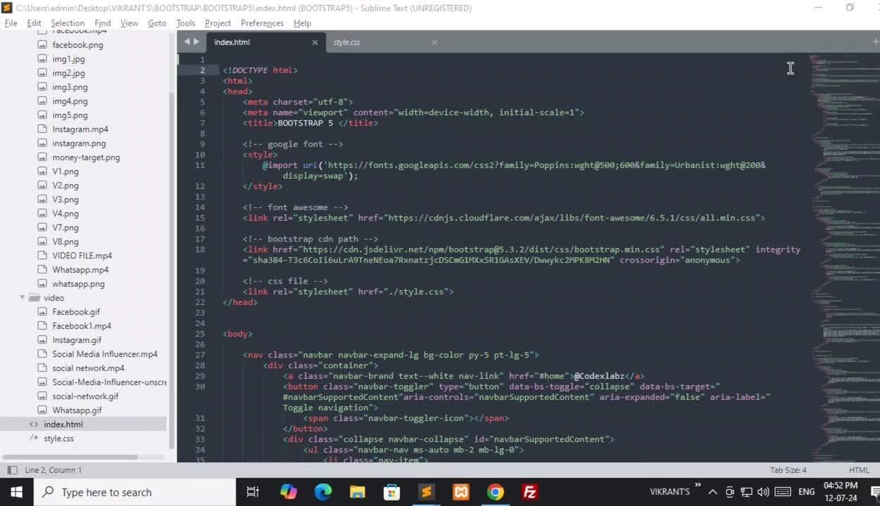 Vikrant Sutar on LinkedIn: #html #css #bootstrap5 #webdevelopment # ... Vikrant Sutar on LinkedIn: #html #css #bootstrap5 #webdevelopment # ...