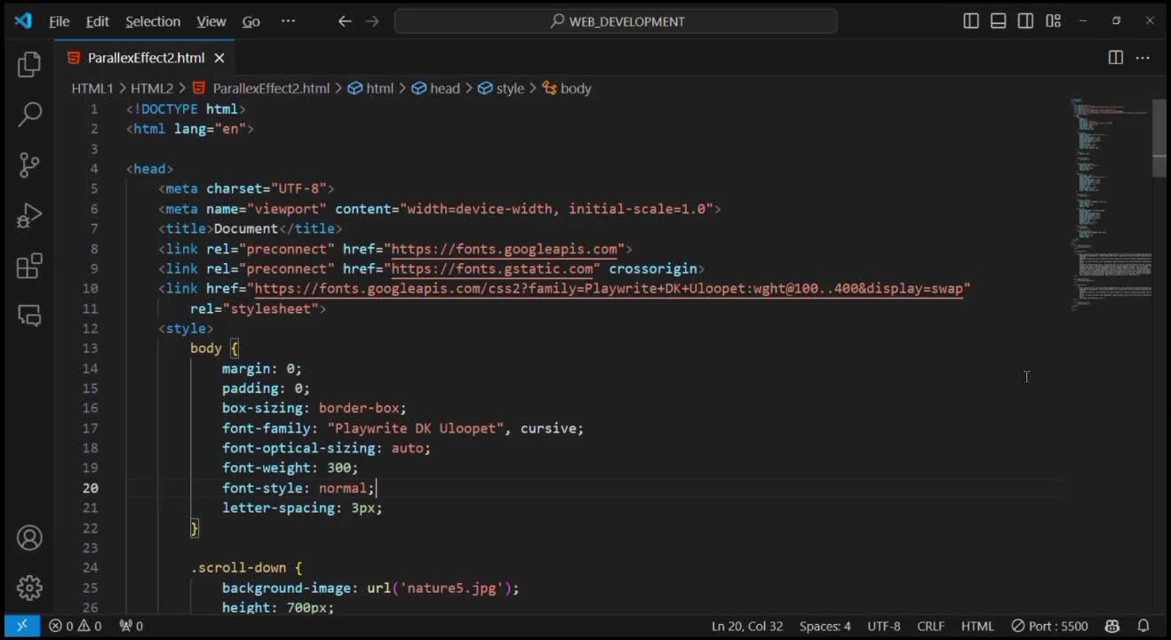 Tayyaba Tariq on LinkedIn: #parallex #html #css Tayyaba Tariq on LinkedIn: #parallex #html #css