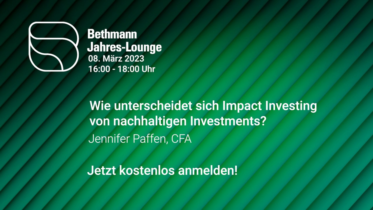 Bethmann Bank auf LinkedIn: Wie unterscheidet sich Impact Investing von ... Bethmann Bank auf LinkedIn: Wie unterscheidet sich Impact Investing von ...