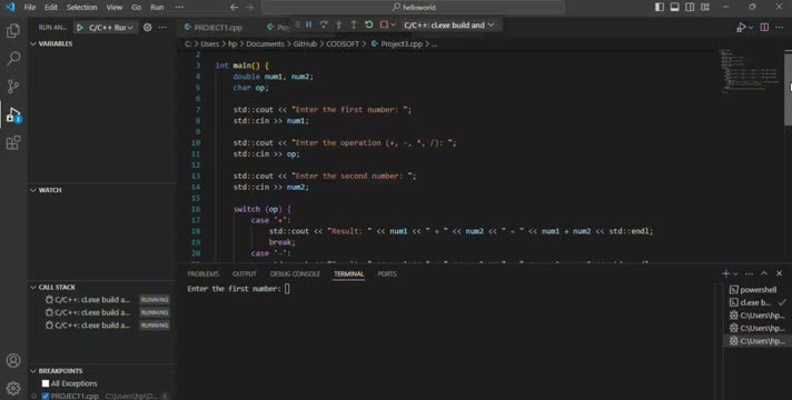 Khushi Jain on LinkedIn: #codsoftinternship #cplusplus #calculatorproject Khushi Jain on LinkedIn: #codsoftinternship #cplusplus #calculatorproject
