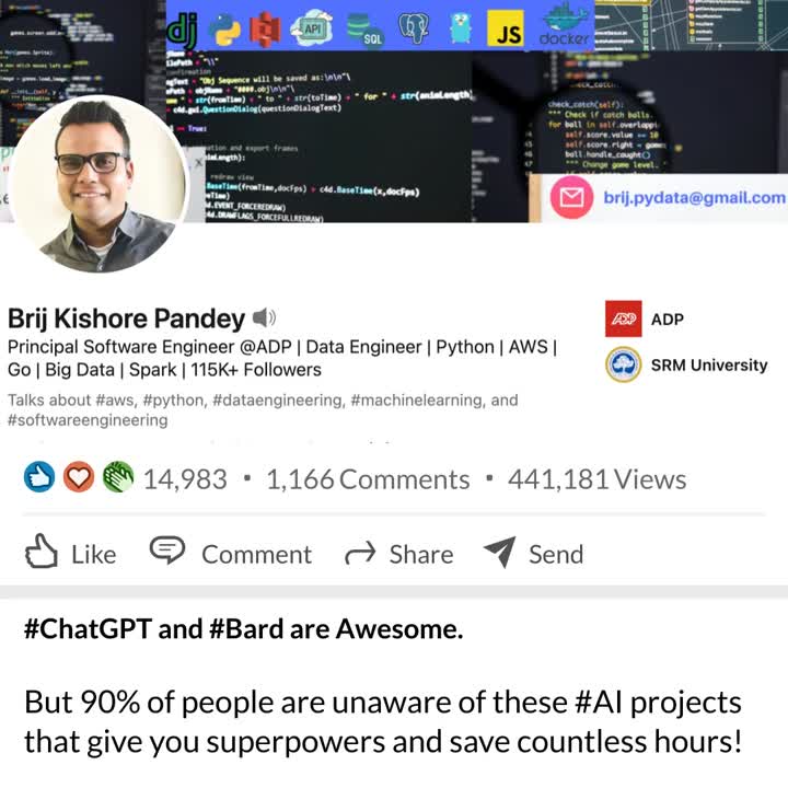 Brij kishore Pandey on LinkedIn: #chatgpt | 26 comments Brij kishore Pandey on LinkedIn: #chatgpt | 26 comments