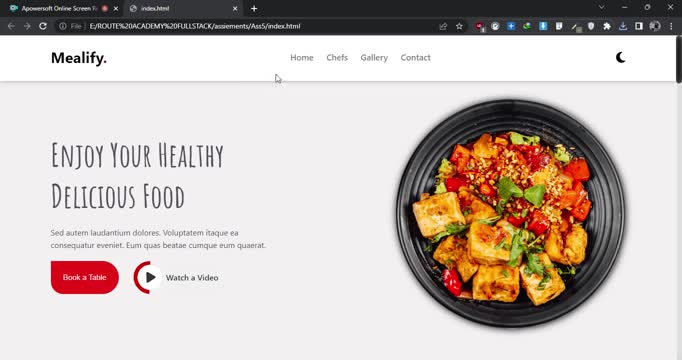 Abdelrahman Nabil on LinkedIn: My Third web page with Route academy ... Abdelrahman Nabil on LinkedIn: My Third web page with Route academy ...