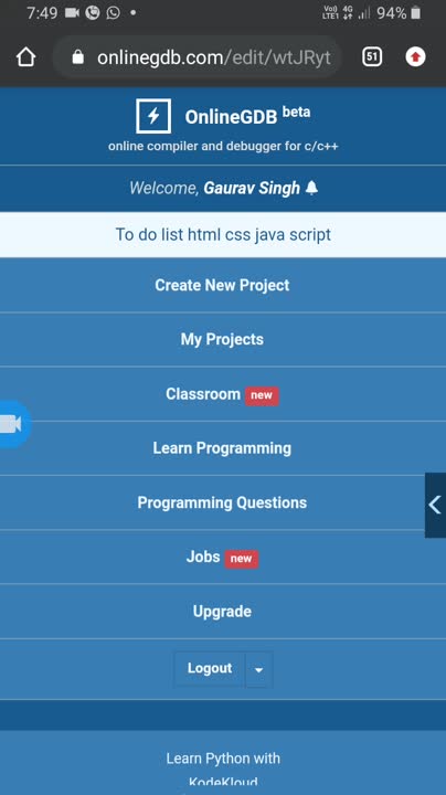 Gaurav Singh on LinkedIn: I am creating To do list using Html CSS Java ... Gaurav Singh on LinkedIn: I am creating To do list using Html CSS Java ...