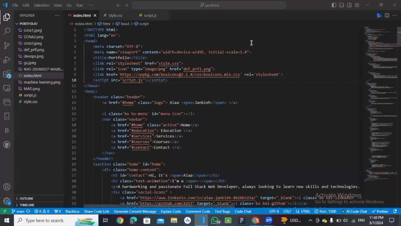 Alaa Janbieh on LinkedIn: #html5 #css3 #javascript #frontenddevelopment ... Alaa Janbieh on LinkedIn: #html5 #css3 #javascript #frontenddevelopment ...