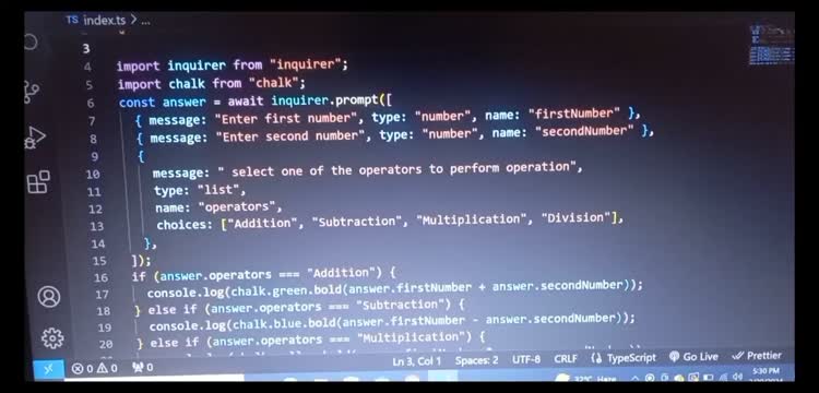 Ayesha Iqbal on LinkedIn: #typescript #nodejs #inquirerjs # ... Ayesha Iqbal on LinkedIn: #typescript #nodejs #inquirerjs # ...