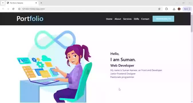 Suman Kanwar on LinkedIn: #webdevelopment #portfolio #html #css # ... Suman Kanwar on LinkedIn: #webdevelopment #portfolio #html #css # ...