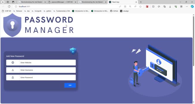Eswar billa on LinkedIn: #passwordmanager #reactjs #ccbp #nxtwave # ... Eswar billa on LinkedIn: #passwordmanager #reactjs #ccbp #nxtwave # ...