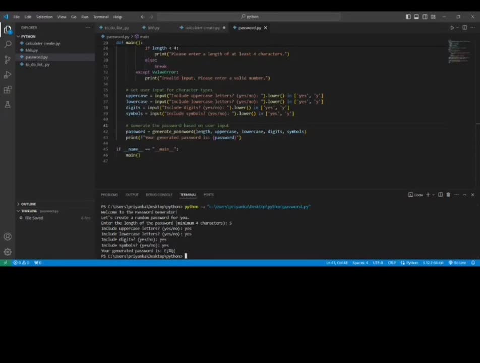 Priti Panda on LinkedIn: #codsoft #intern #pythonprogramming Priti Panda on LinkedIn: #codsoft #intern #pythonprogramming