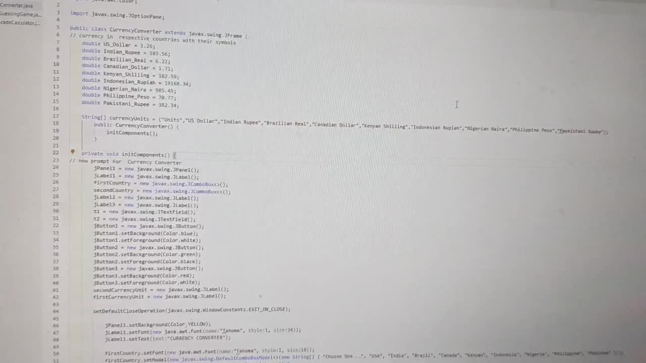 Completed my java task on Currency Converter with CodSoft. | Kavya sree ... Completed my java task on Currency Converter with CodSoft. | Kavya sree ...
