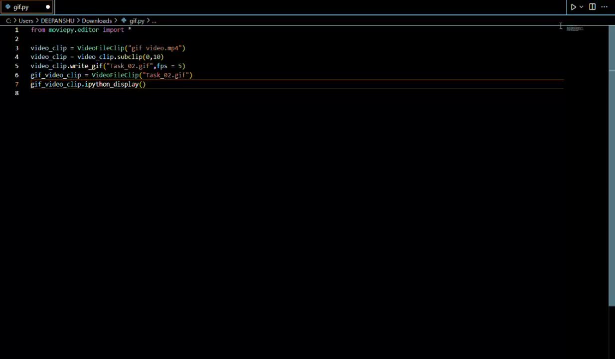 Vansh Garg on LinkedIn: #python #gifcreator #internship #letsgrowmore # ... Vansh Garg on LinkedIn: #python #gifcreator #internship #letsgrowmore # ...