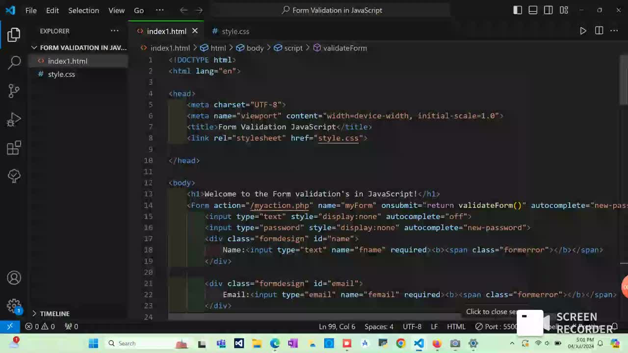 Shantanu Pande on LinkedIn: #webdevelopment #javascript #formvalidation ... Shantanu Pande on LinkedIn: #webdevelopment #javascript #formvalidation ...