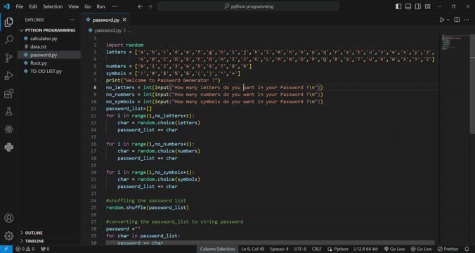 Syeada Sufiya Moosa on LinkedIn: #intern #codsoft #pythonprogramming Syeada Sufiya Moosa on LinkedIn: #intern #codsoft #pythonprogramming