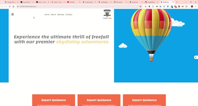 Achraf Lafkiri on LinkedIn: #webdev #skydiving #gsap #locomotivescroll Achraf Lafkiri on LinkedIn: #webdev #skydiving #gsap #locomotivescroll