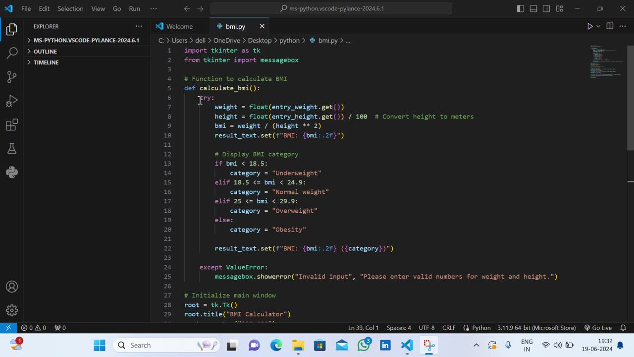 sai prakash on LinkedIn: #task #pythonprogramming #internship sai prakash on LinkedIn: #task #pythonprogramming #internship