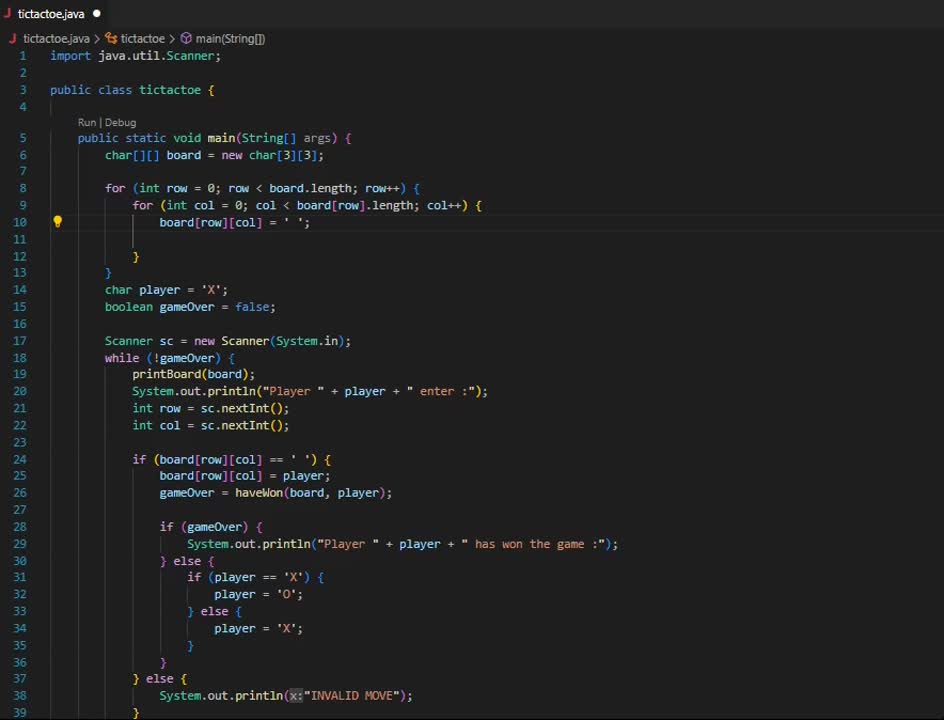 Gaurav Choudhary on LinkedIn: #coding #java #game Gaurav Choudhary on LinkedIn: #coding #java #game
