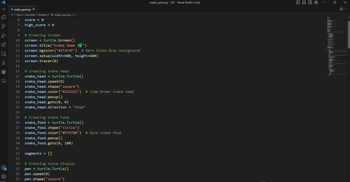 Kanishka Gupta on LinkedIn: #python #gamedevelopment #snakegame # ... Kanishka Gupta on LinkedIn: #python #gamedevelopment #snakegame # ...