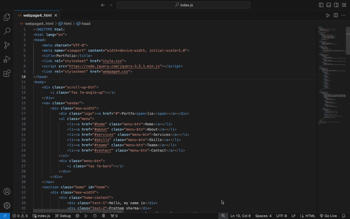 Pratham Sharma on LinkedIn: #webdesign #html #css #portfolio #innovation Pratham Sharma on LinkedIn: #webdesign #html #css #portfolio #innovation