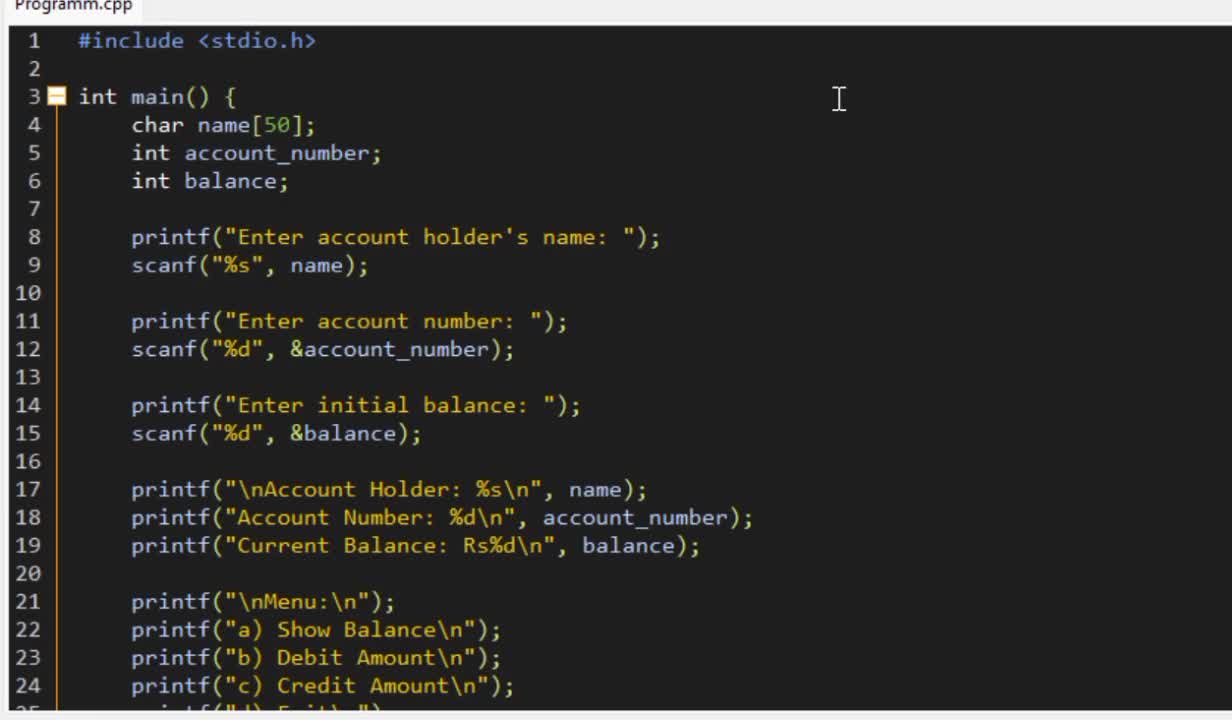 Saifullah Khan Jadoon on LinkedIn: #cprogramming #coding #computerscience Saifullah Khan Jadoon on LinkedIn: #cprogramming #coding #computerscience
